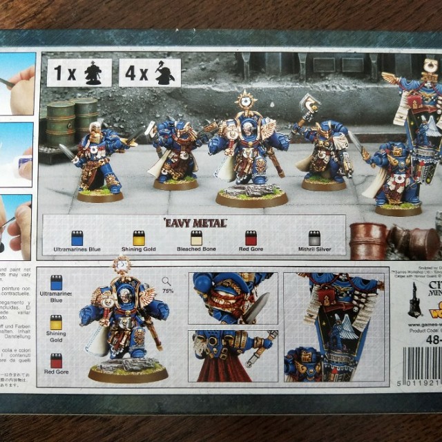 Warhammer 40K Ultramarines Marines Marneus Calgar & Honour Guard ...