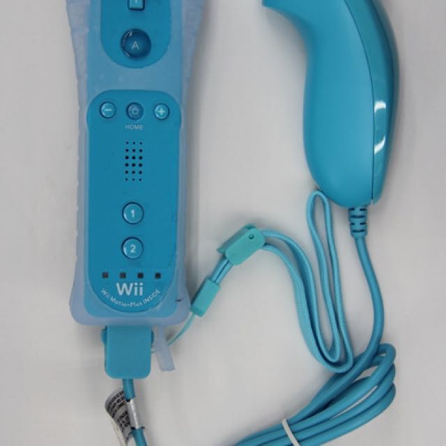 WII CONTROLLER BLUE, Video Gaming, Gaming Accessories, Controllers on ...