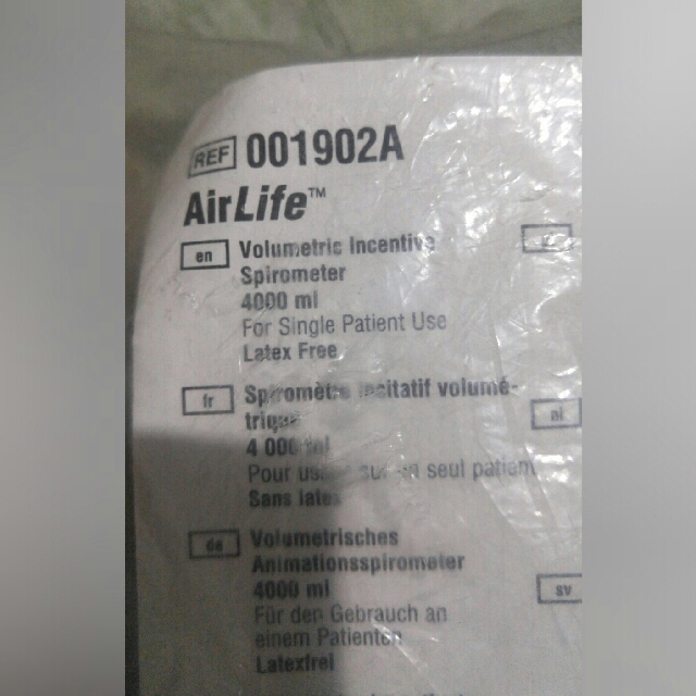 AirLife Volumetric Incentive Spirometer, Beauty & Personal Care, Vision ...