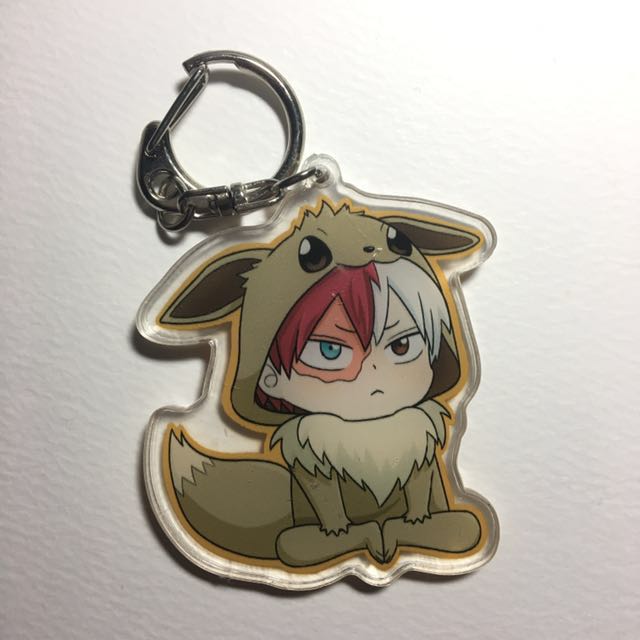 bnha todoroki keychain, Hobbies & Toys, Memorabilia & Collectibles, Fan ...