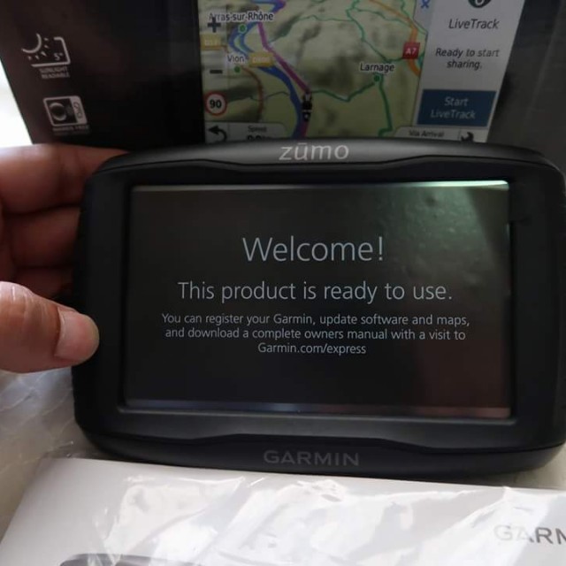 (Complete Set) Garmin Zumo 595 with Touratech cradle, Motorcycles ...