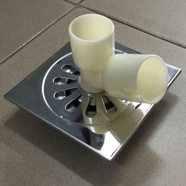 Floor Trap for Washing Machine (304 S/Steel), (Chrome), Furniture ...