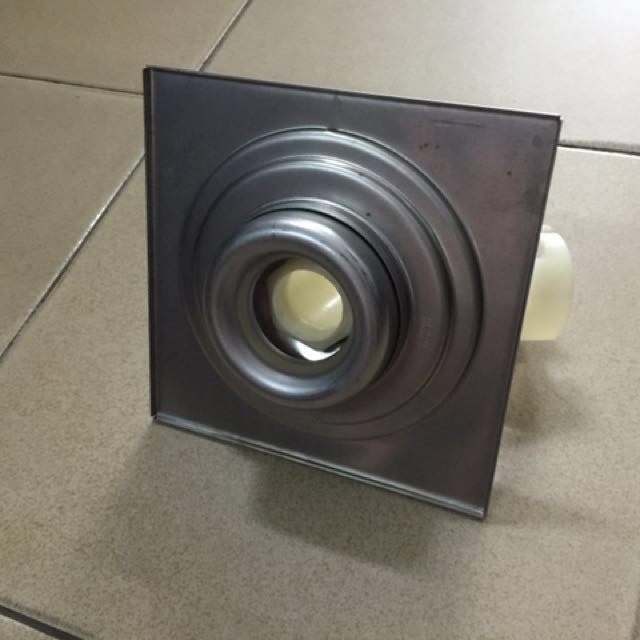 Floor Trap for Washing Machine (304 S/Steel), (Chrome), Furniture ...