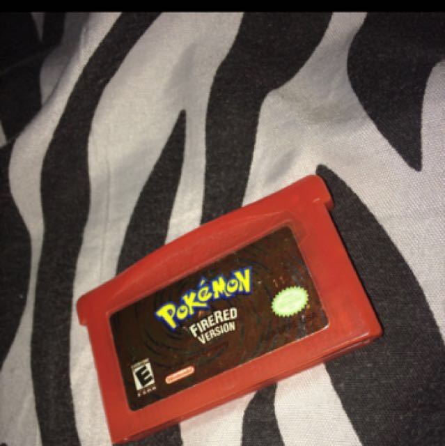 gameboy micro cib with authentic pokemon firered, Video Gaming, Video ...