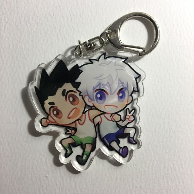 hunter x hunter - killua & gon keychain, Hobbies & Toys, Memorabilia ...