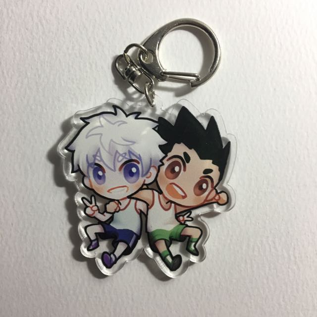 hunter x hunter - killua & gon keychain, Hobbies & Toys, Memorabilia ...