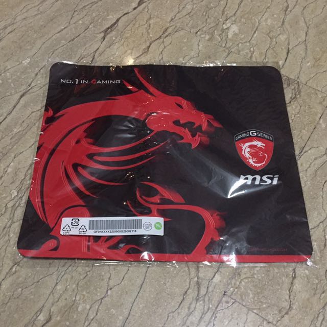 MSI Mouse Pad Gaming Mouse Pad, Computers & Tech, Parts & Accessories ...