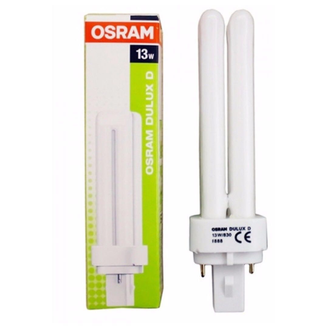 Osram Dulux D 13w Energy Saving 2-PIN PLC lamp, Electronics, Others on Carousell
