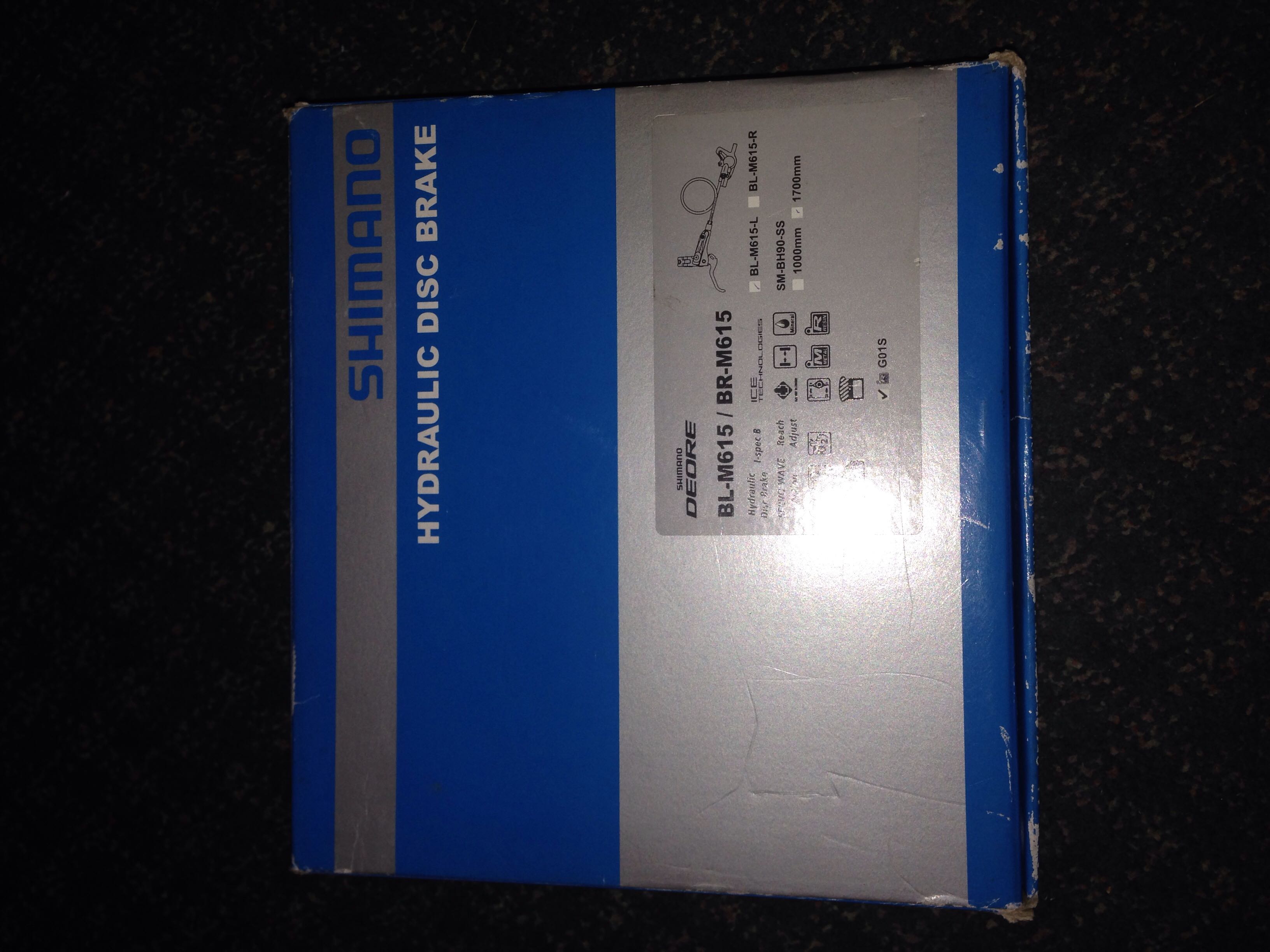 Brand New Shimano Deore BL-M615 Hydraulic Disc Brake For MTB Bicycle ...