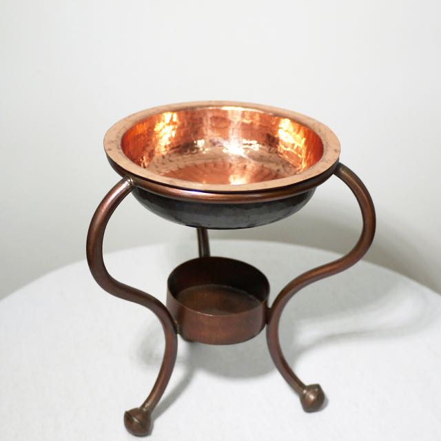 Copper Oil Burner (B035), Furniture & Home Living, Lighting & Fans ...