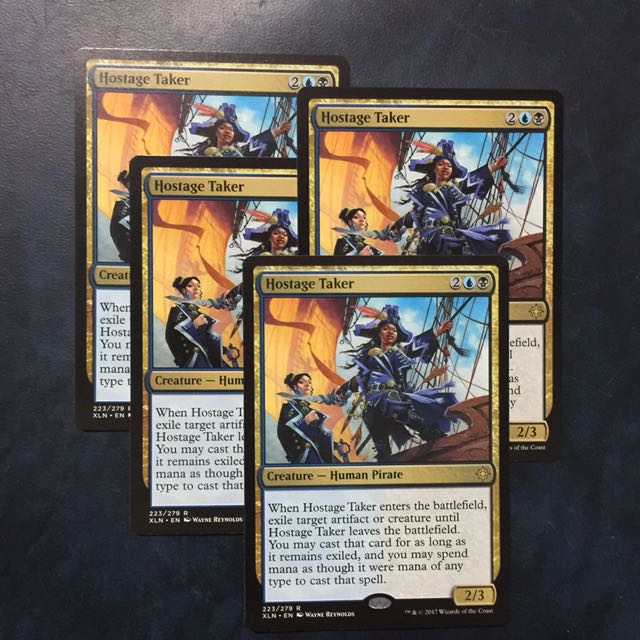 MTG 4x Hostage Taker, Toys & Games, Board Games & Cards on Carousell