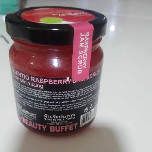 Raspberry scrub 180ml, Beauty & Personal Care, Bath & Body, Body Care ...