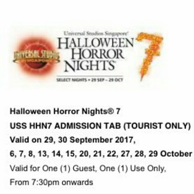 Uss Halloween Horror Night E Ticket Tickets And Vouchers Event Tickets