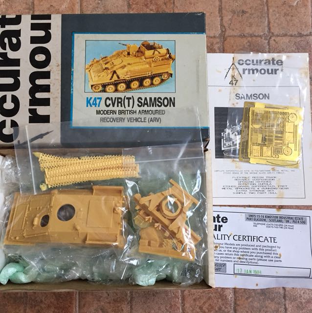 1/35 CVR(T) Samson British ARV Accurate Armour Resin kit, Hobbies ...