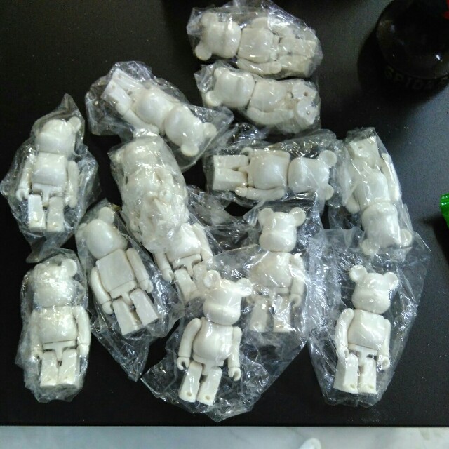 Bearbricks 100% Porcelain white figurine, Hobbies & Toys, Toys & Games ...