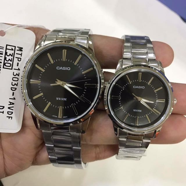 Casio Silver Couple watch, Luxury, Watches on Carousell