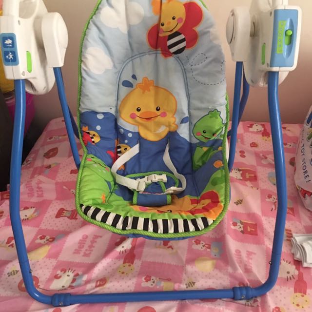 Fisher price open top swing, Babies & Kids, Infant Playtime on Carousell