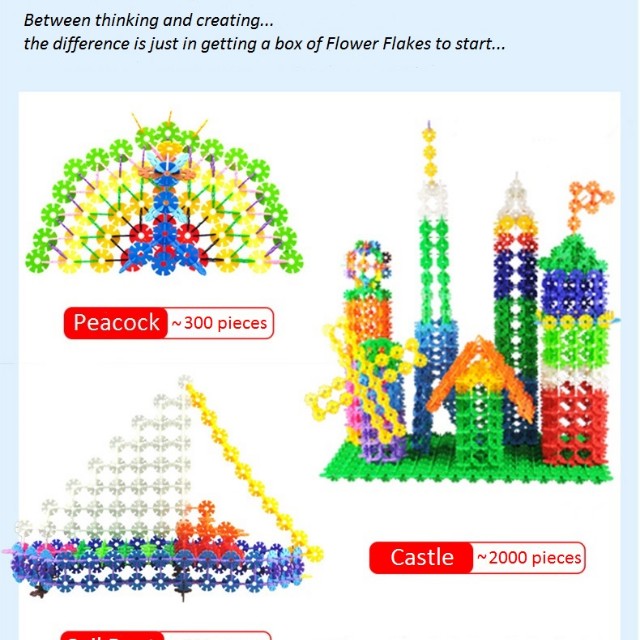 Flower Flakes Construction Toy Set, Hobbies & Toys, Toys & Games on ...