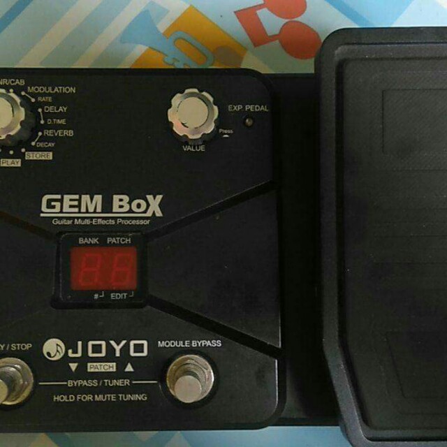 Guitar effects Gembox Joyo multi effects, Hobbies & Toys, Music & Media ...