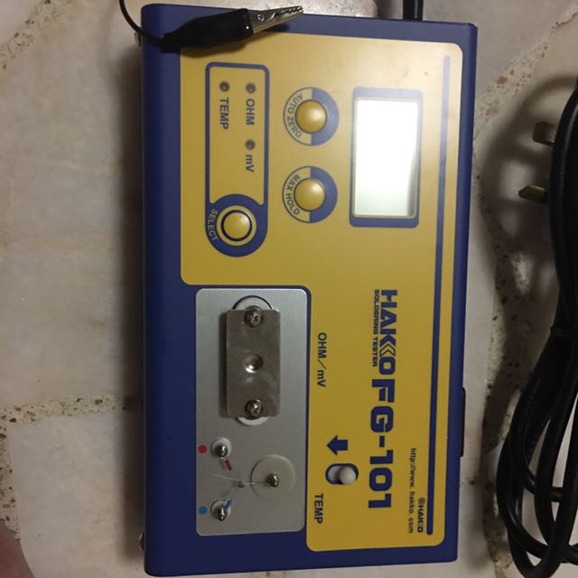 Hakko FG101 Soldering Tester, Furniture & Home Living, Home Improvement ...