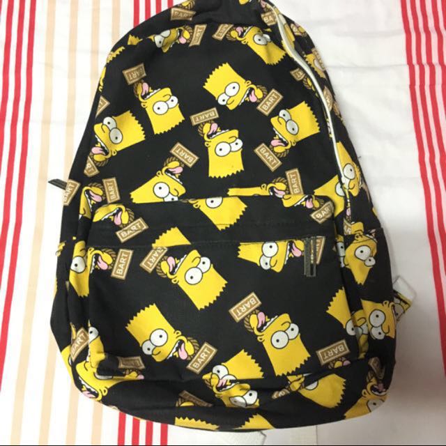 [INSTOCKS] Bart Simpson Backpack, Women's Fashion, Bags & Wallets ...