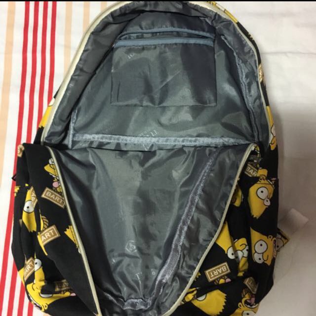 [INSTOCKS] Bart Simpson Backpack, Women's Fashion, Bags & Wallets, Backpacks on Carousell