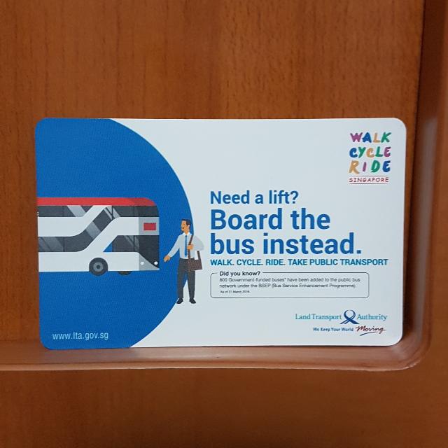 LTA BUS SBS EZ-Link card, Everything Else on Carousell