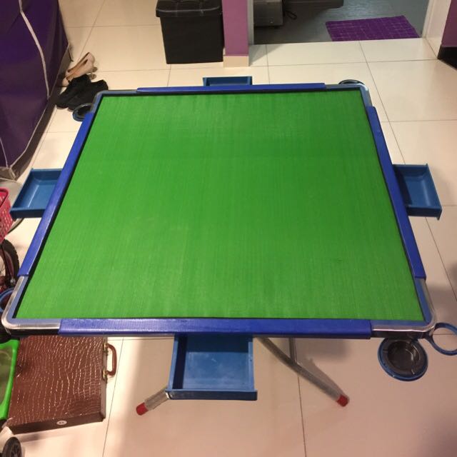 Mahjong Table+ MJ set, Furniture & Home Living, Furniture, Tables ...