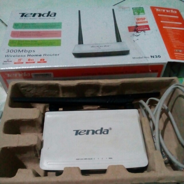 Tenda 300Mbps Wireless Home Router, Computers & Tech, Parts ...