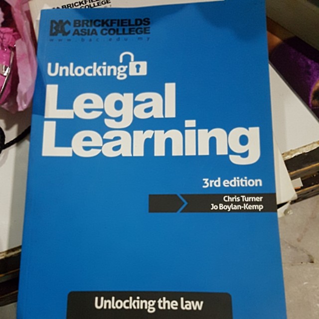 Unlocking Legal Learning, Hobbies & Toys, Books & Magazines, Textbooks ...