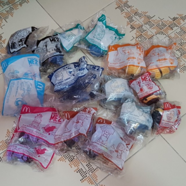 BNIB MacDonalds Despicable Me 2 Toy - Full Set, Hobbies & Toys, Toys ...