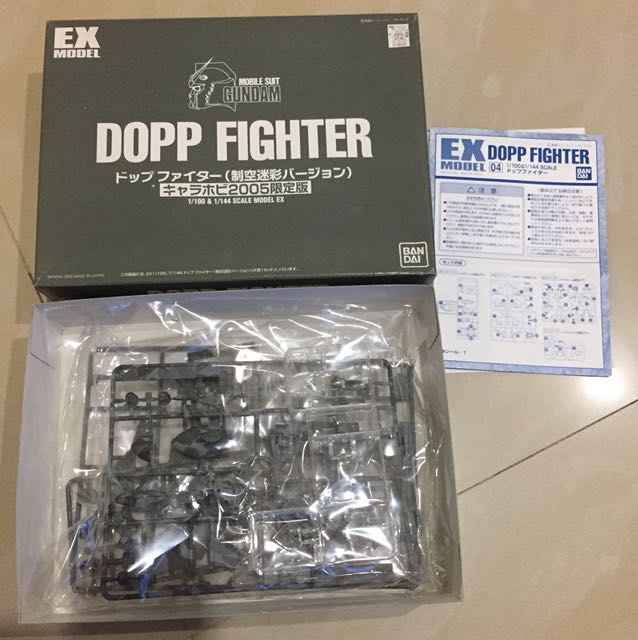 EX Model 1/100 & 1/134 Dopp Fighter Zion Gundam Bandai Limited ...