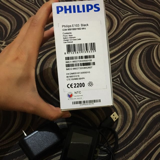 ORIG PHILIPS BASIC PHONE BLACK- E103 model (xenium), Mobile Phones ...