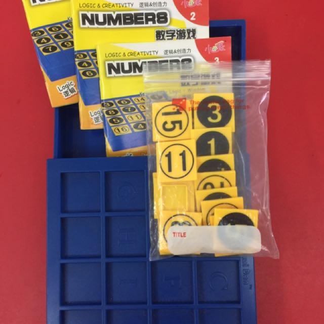 IQ games- NUMBERS, Hobbies & Toys, Toys & Games on Carousell