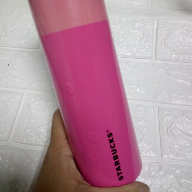 Japan Starbucks tumbler 473ml Sakura dual pink version, 傢俬＆家居, 廚具和餐具, 廚水杯、水壺 - Carousell