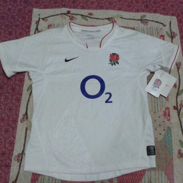 Nike England rugby jersey, Men's Fashion, Activewear on Carousell