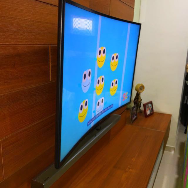 Samsung curve 48" ultra HD 4K smart tv JU6600, TV & Home Appliances, TV ...