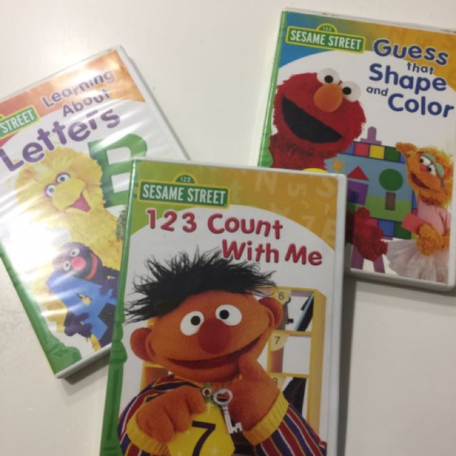 Sesame Street Learning About Letters Vhs