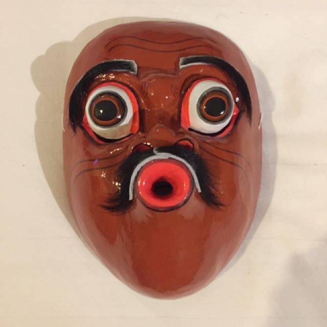 Traditional Balinese mask of a funny Prime Minister (topeng bujuh ...