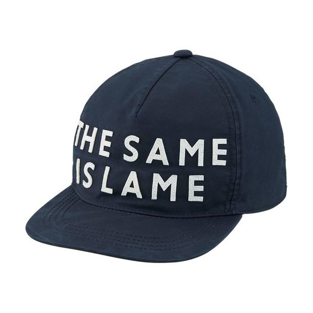 Uniqlo X Pharrell Williams The Same Is Lame Cap Hat Blue Mens Boys, Men ...
