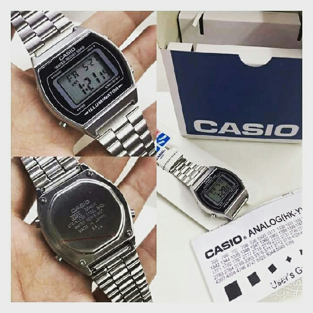 CASIO VINTAGE SILVER, Women's Fashion, Watches & Accessories, Watches ...