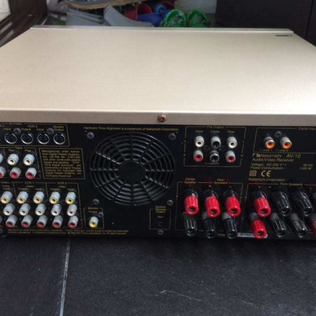 Nakamichi Rare Gold AV10 AV Receiver & Amplifier, Electronics, Audio on ...
