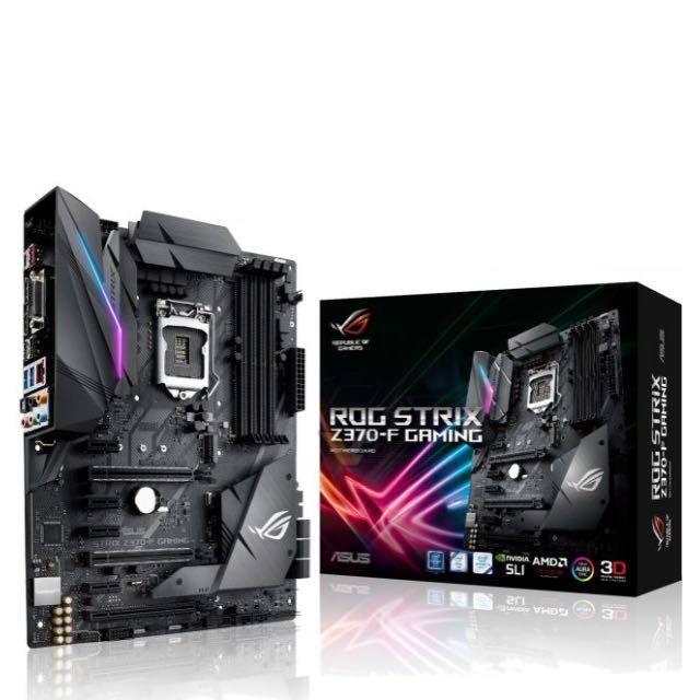 Asus ROG Strix Z370F Gaming MB LGA 1151 CoffeeLake 8Gen MB, Computers ...