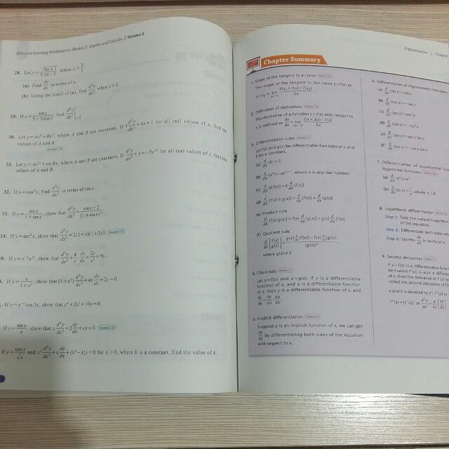 全新 Dse Chung Tai Effective Learning Mathematics Module 2 M2 Algebra And Calculus Extended Part