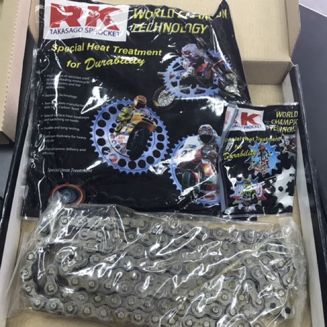 RK Takasago Chain Set RXZ (04), Motorcycles, Motorcycle Accessories on ...