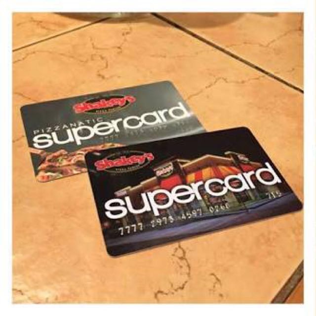Shakey's Supercard #1, Tickets & Vouchers, Store Credits on Carousell