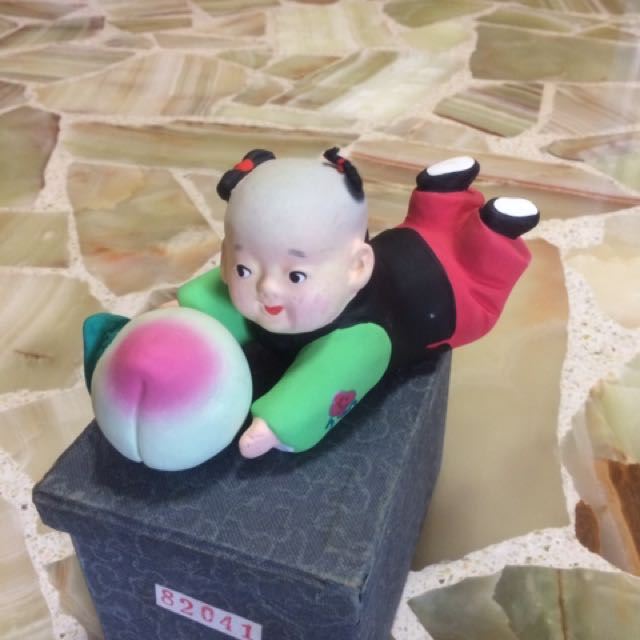 Traditional Chinese clay figurine, Furniture & Home Living, Home Decor ...