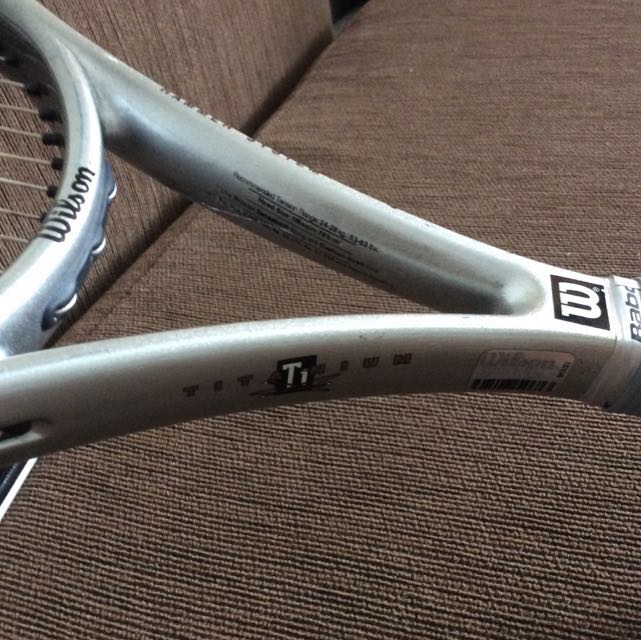 Wilson Hammer 3.0 Titanium - Grip 4 1-4, Sports Equipment, Sports ...