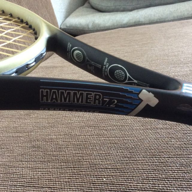 Wilson Hammer 7.2 - Grip 4 3/8, Sports Equipment, Sports & Games ...