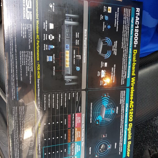 Asus AC120 router, Computers & Tech, Parts & Accessories, Networking on ...